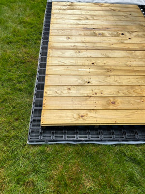 Premium ProBase 8ft x 6ft Garden Shed Base Kit - 20 ProBase Grids - To ...