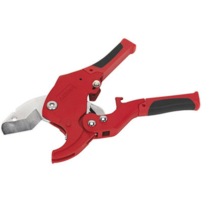 Premium Ratcheting Plastic Pipe Cutter with Quick Release for 6mm to ...