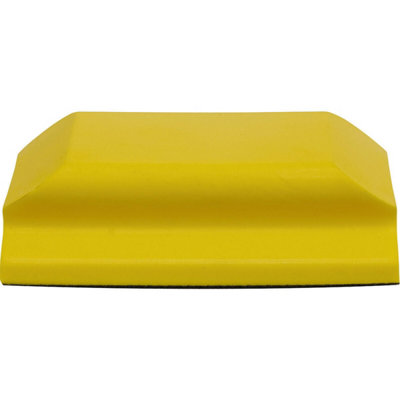 Premium Rectangular Sanding Block - 125mm x 70mm with Hook and Loop Surface