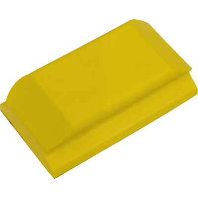 Premium Rectangular Sanding Block - 125mm x 70mm with Hook and Loop Surface