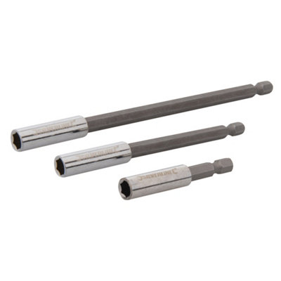 PREMIUM S2 Steel Screwdriver Bits SL3 SL4.5 SL6.5 High Torque 1/4" Drive