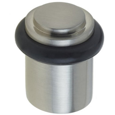 Premium Satin Nickel Stepped Door Stops for Home & Office - Solid Brass ...