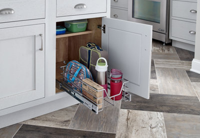 Premium Single Tier Full Extension Kitchen Pull Out Sliding Basket by ...
