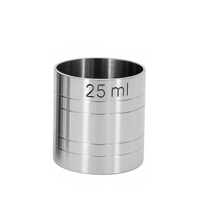 Premium Stainless Steel Thimble Spirit Measure 25ml Durable Bar ...