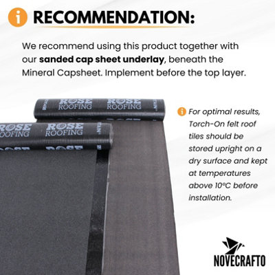 Premium Torch-On Heavy Duty Roofing Felt - Durable Mineral Capsheet ...