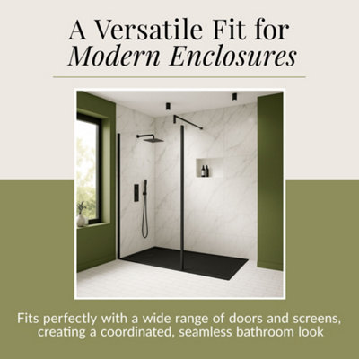 PREMIUM WALK-IN SHOWER TRAY 1400MM X 800MM - SLATE GREY