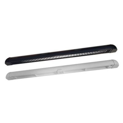 Premium Window Trickle Vent - (W) 300mm - Black External/White Internal