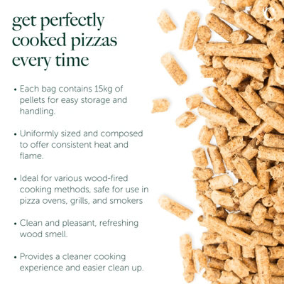 Premium Wood Pellets 30kg Bag - Eco Friendly Cooking Pellets - High ...