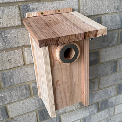 Premium Wooden Birdhouse Garden Nest Box with Predator Proof Entrance