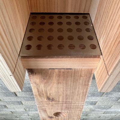Premium Wooden Birdhouse Garden Nest Box with Predator Proof Entrance