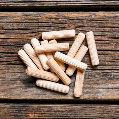 Premium Wooden Dowels 8mm x 30mm (Pack of 100) Wood Plugs, Dowling ...