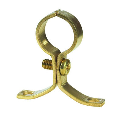 Pressed Brass Pipe Clip 15mm SOPB15