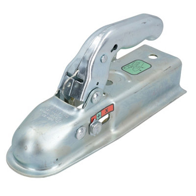 Pressed Steel Unbraked 50mm Trailer Hitch Coupling For 60mm Box Max 750kgs