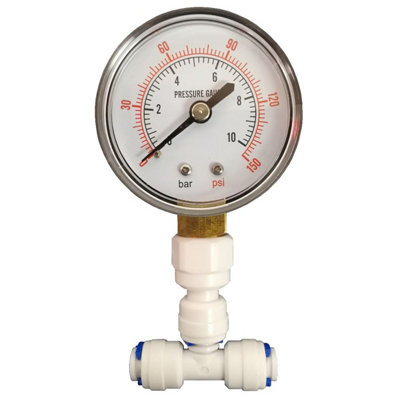 Pressure Gauge for Reverse Osmosis Systems with 1/4" connection by ...