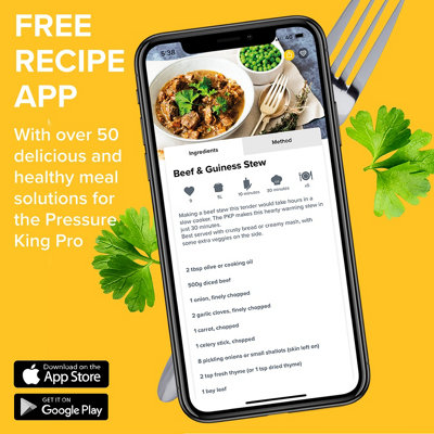 Pressure King Pro 4.8L - 14-in-1 Digital Pressure Cooker by Drew&Cole