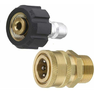 Pressure Washer Attachment Kits Quick Connect Kit Metric M22 15mm ...
