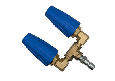 Pressure Washer Jet Wash 280 Bar Twin Turbo Nozzles 11.6mm 1/4" Quick ...