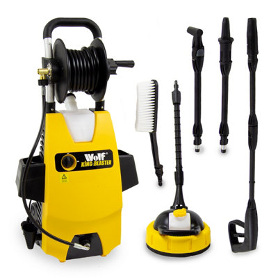 Pressure Washer Wolf King Blaster 2 Corded 160 Bar, 2000w for Patio ...