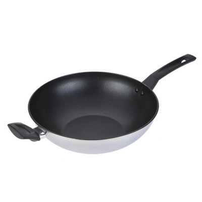 Prestige 9 x Tougher Silver Round Stainless Steel Dimpled Surface Non ...