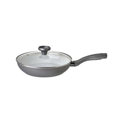 Prestige Earth Pan Grey Round Aluminium Induction Suitable Eco-Friendly ...