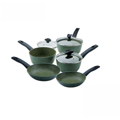 Prestige Eco Green Round Aluminium Induction Suitable Plant Based Non ...