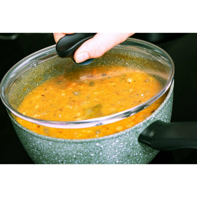 Prestige Eco Green Round Aluminium Induction Suitable Plant Based Non ...