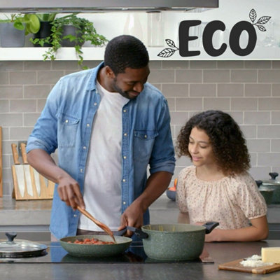 Prestige Eco Green Round Aluminium Induction Suitable Plant Based Non ...