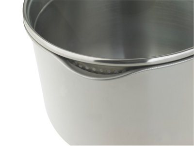 Prestige Everyday Silver Round Stainless Steel Non-Stick Straining Pots ...