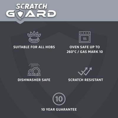 Prestige Scratch Guard Black Round Aluminium Induction Suitable ...