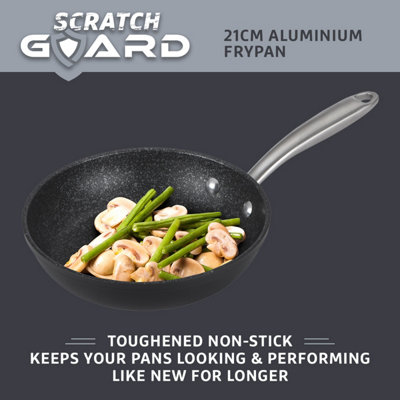 Prestige Scratch Guard Black Round Aluminium Induction Suitable Non ...