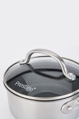 Prestige Scratch Guard Silver Round Stainless Steel Non-Stick Cookware ...