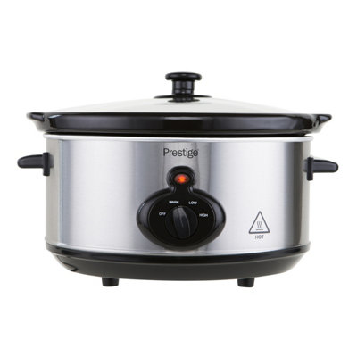 Prestige Silver Steel Programmable Slow Cooker Cooking Equipment with ...