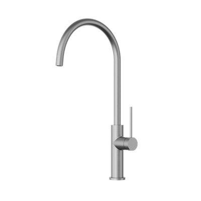 Prestige SLIM Kitchen Mixer Tap Brushed Stainless Steel Inox Swivel ...