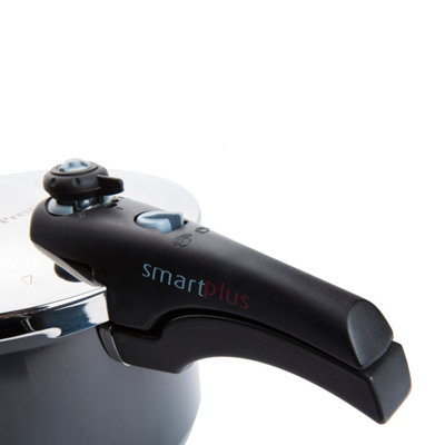 Prestige Smart Plus Black Round Anodised Aluminium Induction Suitable ...