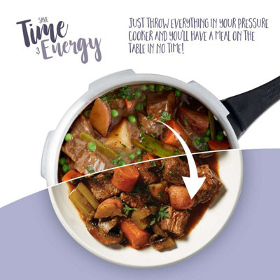 Prestige Smart Plus Silver Round Stainless Steel Induction Suitable ...