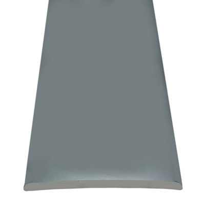Prestige Stick Down Cover Strip Grey Long 9ft / 2.7metres Threshold Bar ...