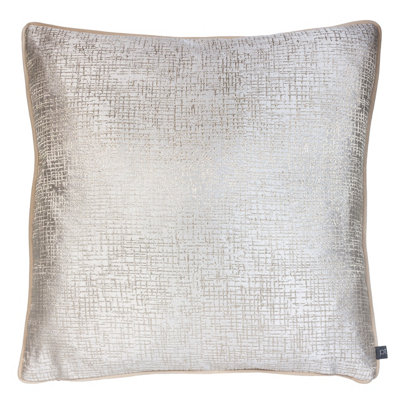 Prestigious Textiles Cinder Metallic Jacquard Piped Cushion Cover | DIY ...