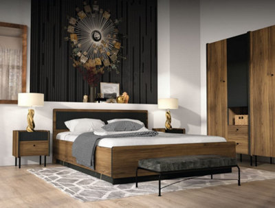 Modern style bed frame store