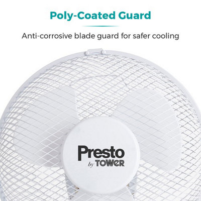 Presto PT600001 9 Desk Fan White
