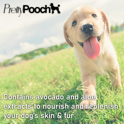 Pretty Pooch Dry Shampoo Mousse - Contains Aloe and Avocado - Cleans ...