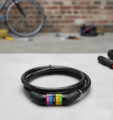 Prima Bicycle Combination 8 x 600 mm Cable Lock