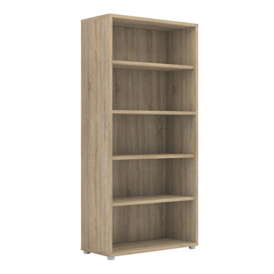 Prima Bookcase 4 Shelves in Oak | DIY at B&Q