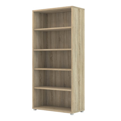 Prima Bookcase 4 Shelves in Oak | DIY at B&Q
