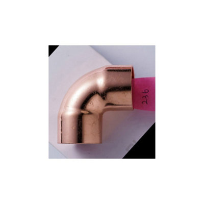 Prima Plus Endfeed Elbow 90' 8mm | DIY at B&Q