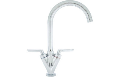 Prima V Shape Dual Lever Mixer Tap, Chrome