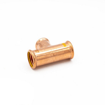PrimaPress Pressfit Gas 35x35x28mm Branch Tee | DIY at B&Q