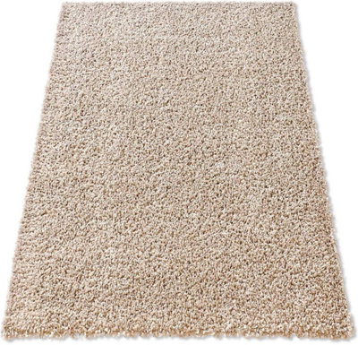 PRIME PLUS EXTRA THICK HEAVY 5CM PILE SOFT SHAGGY RUGS MODERN AREA RUGS ...