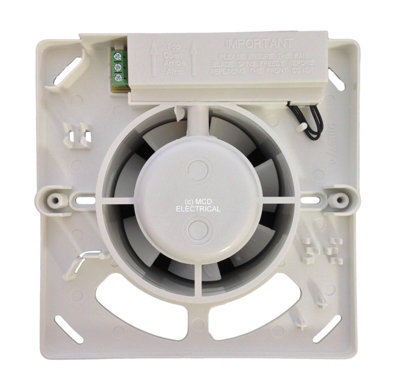 Primeline Manrose PEF4020 (XF100T) Axial Extractor Fan 100 mm / 4 Inch ...