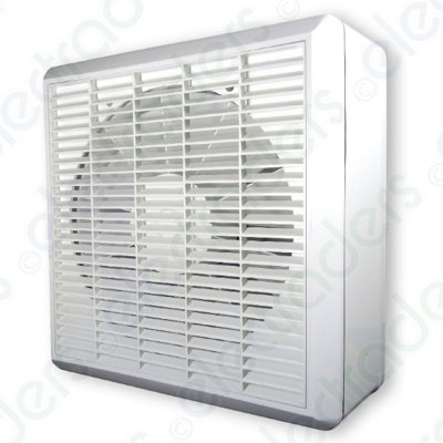 Primeline PEF12A Axial Extractor Fan with Automatic Shutters 300mm/12 Inch