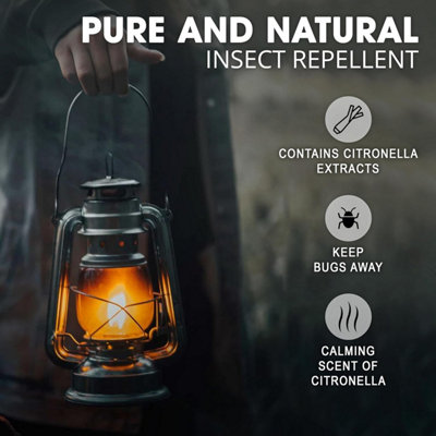 Primes DIY Citronella Lantern Torch and Lamp Oil in 4L,Oil for Garden ...